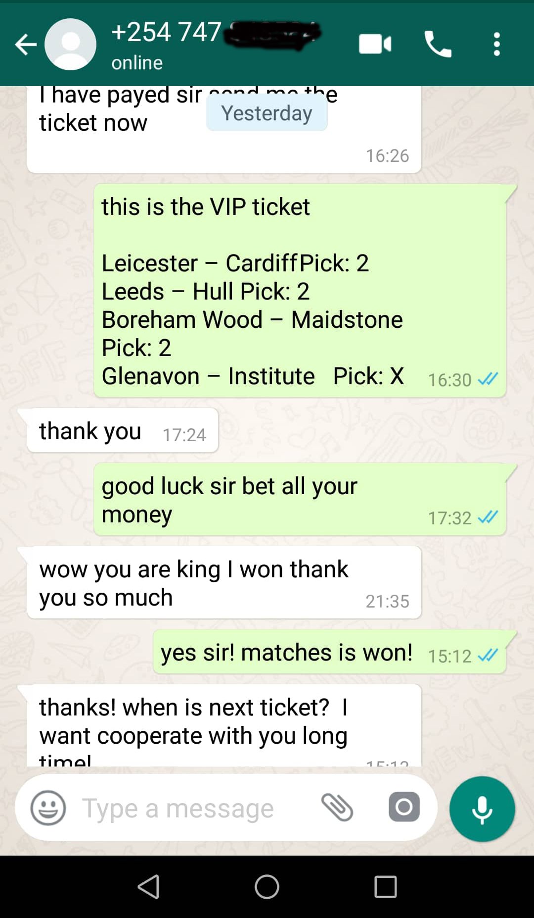 VIP TICKETS BETS PROOFS Legit Fixed Matches 100 Sure Predictions VIP TICKETS BETS PROOFS Legit Fixed Matches 100 Sure Predictions